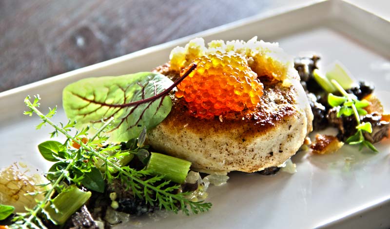 Haukitournedos kerma­pippuri­kastikkeessa - Studioravintola Tundra